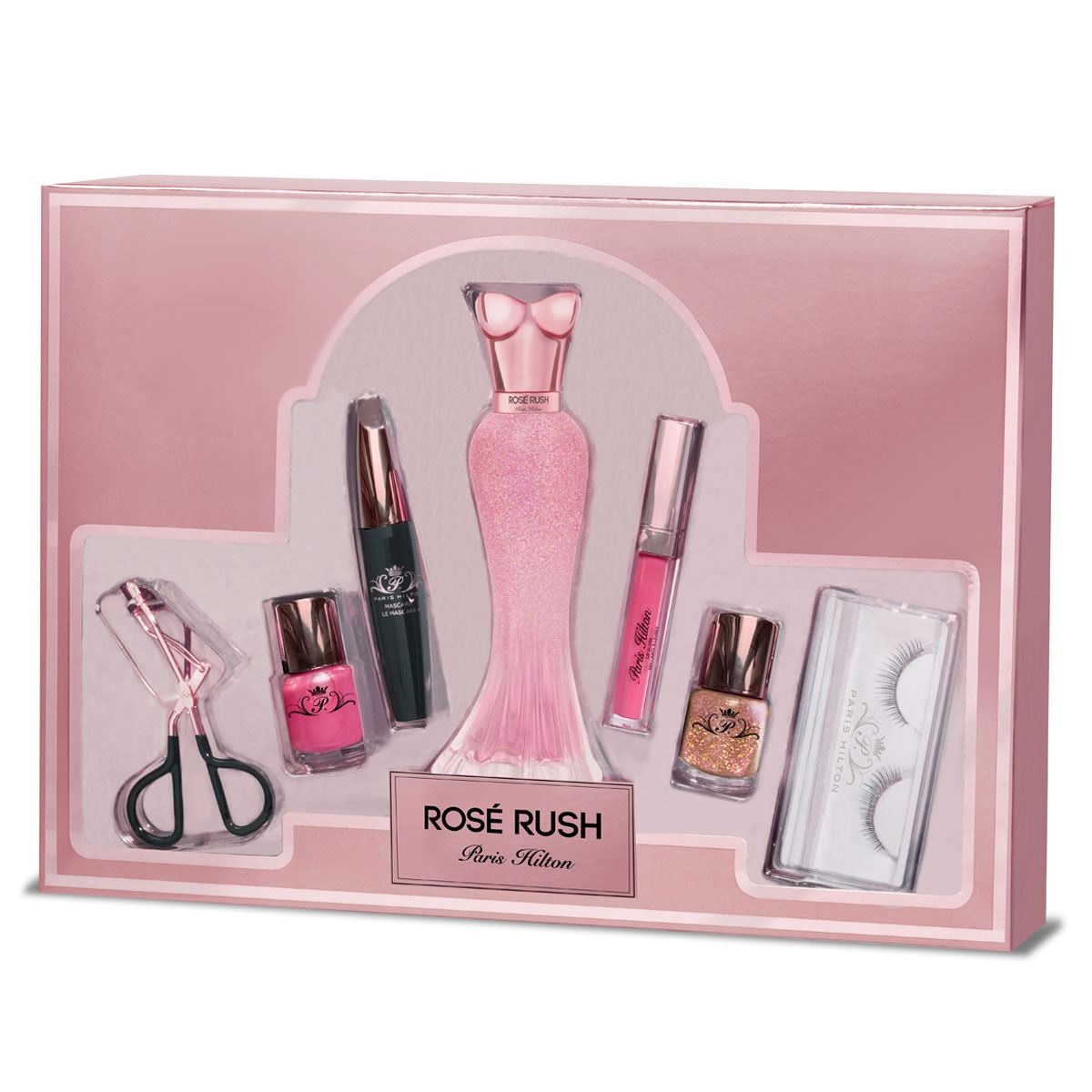 Fragancia Para Dama Set Rose Rush Paris Hilton