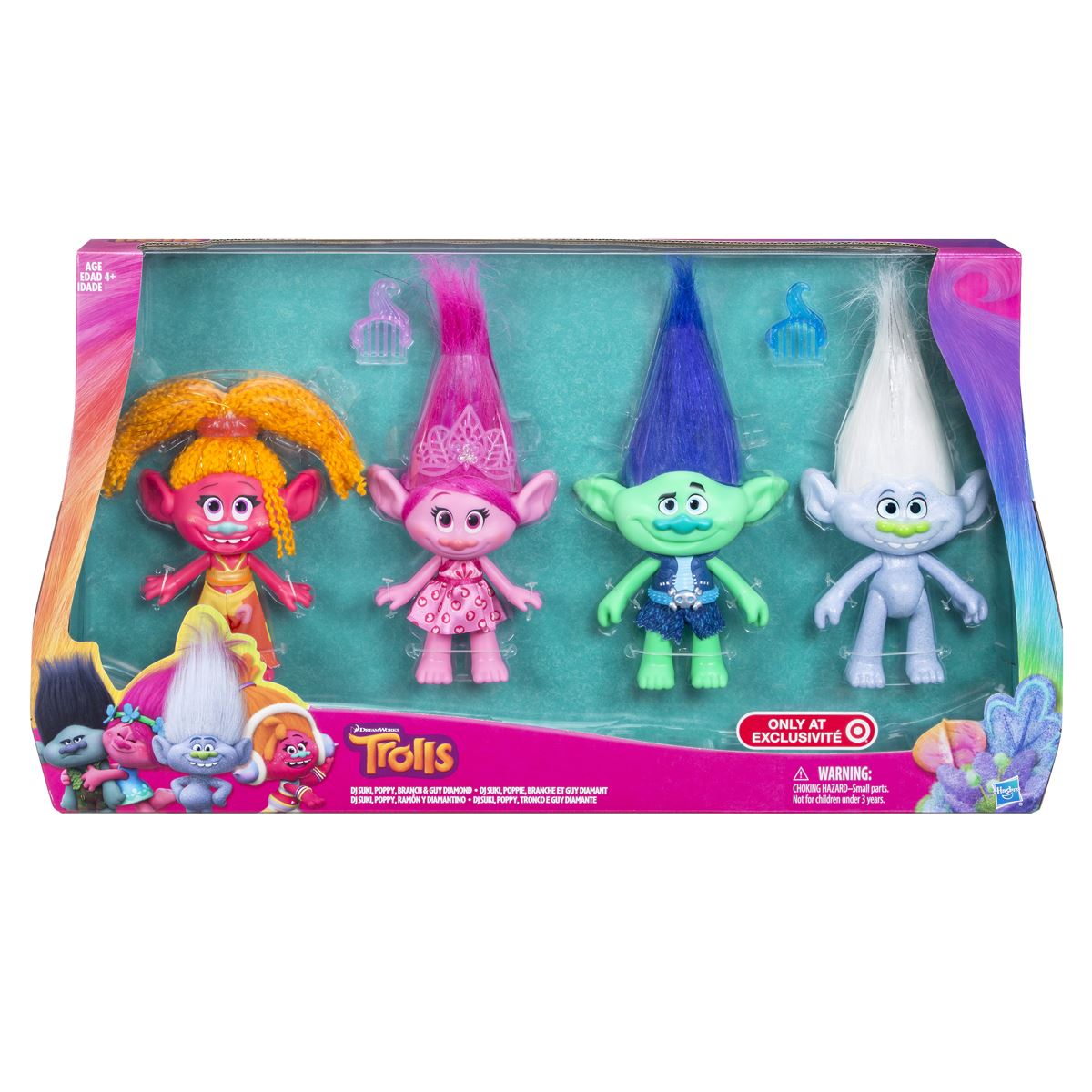 Trolls pack Coleccion de color 9"