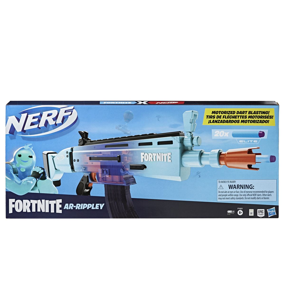 Lanzador Nerf Fortnite AR-Rippley