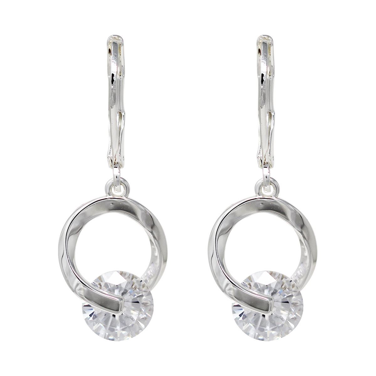 Aretes Napier Color Plata