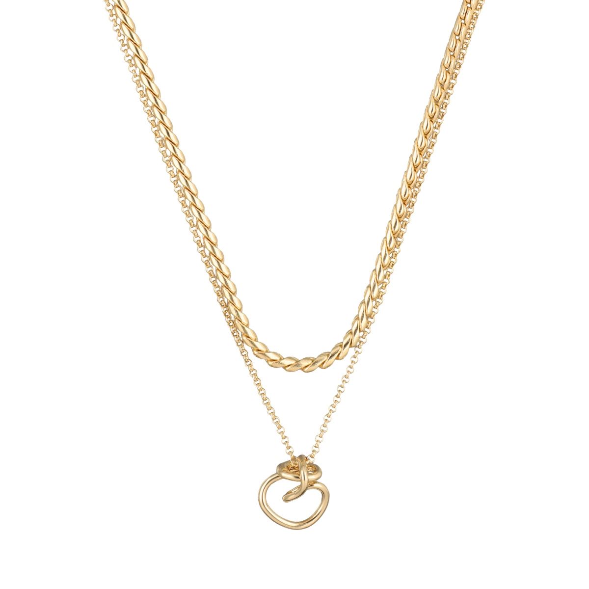 Collar Niveles con Dije Circular Nine West