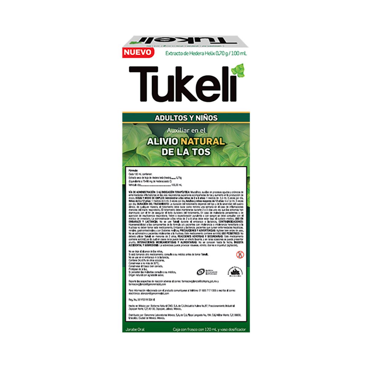 Tukeli Hedera Jarabe 120 ml
