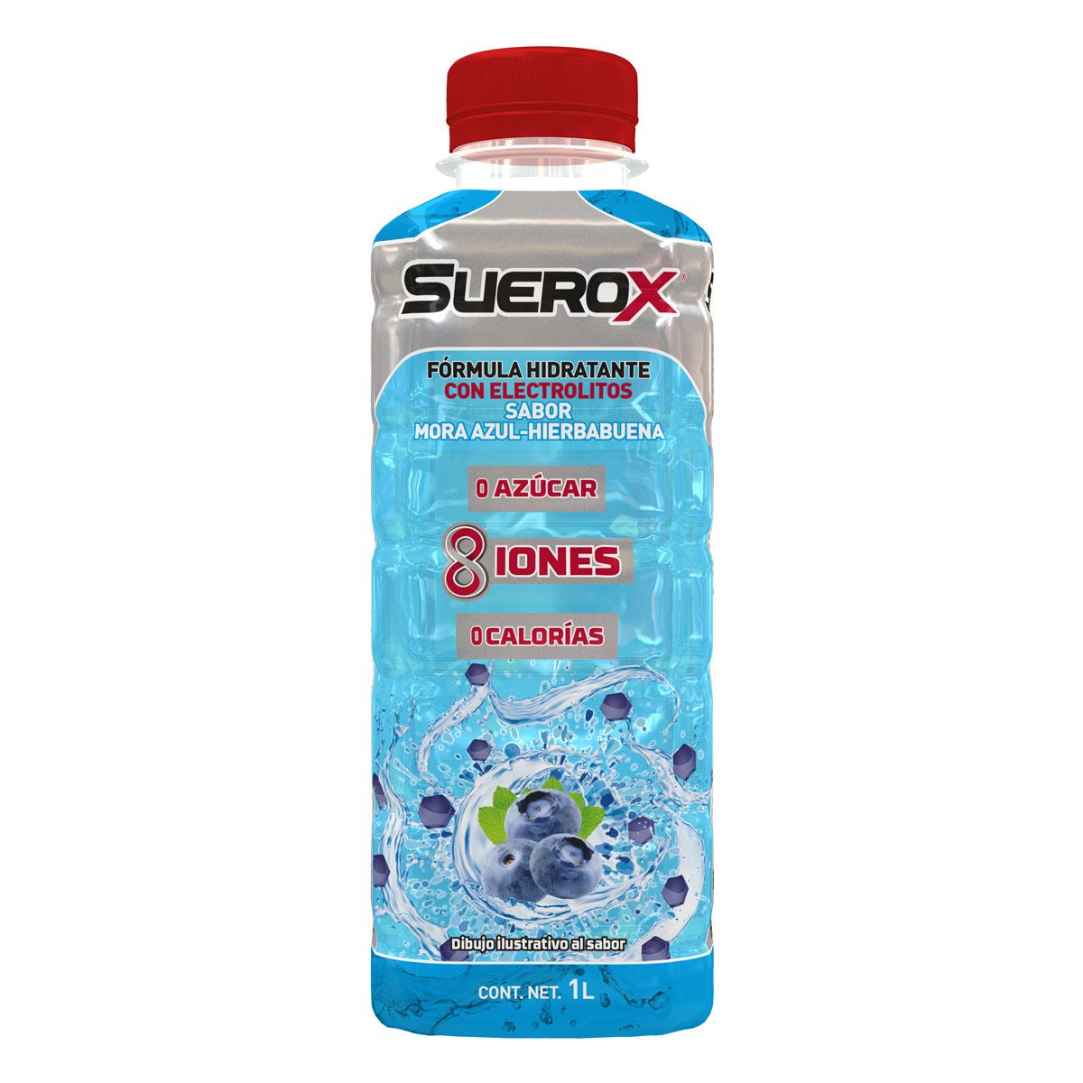 Suerox Adulto Mora Azul Hierbabuena 1 L