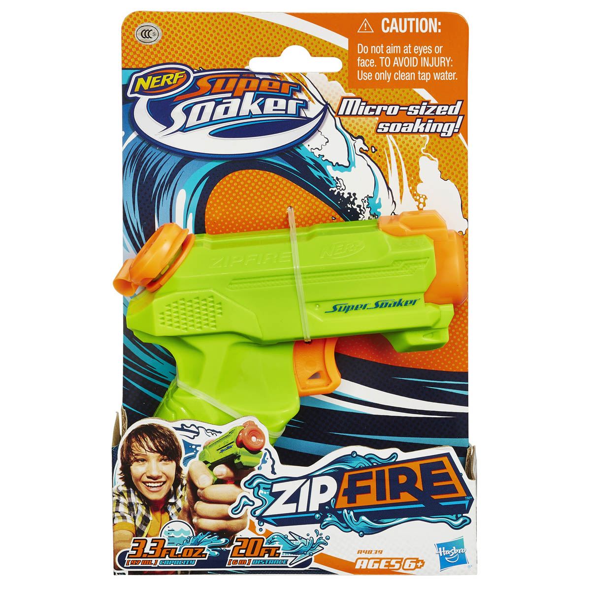 Lanzador Nerf Super Soaker Zip Fire