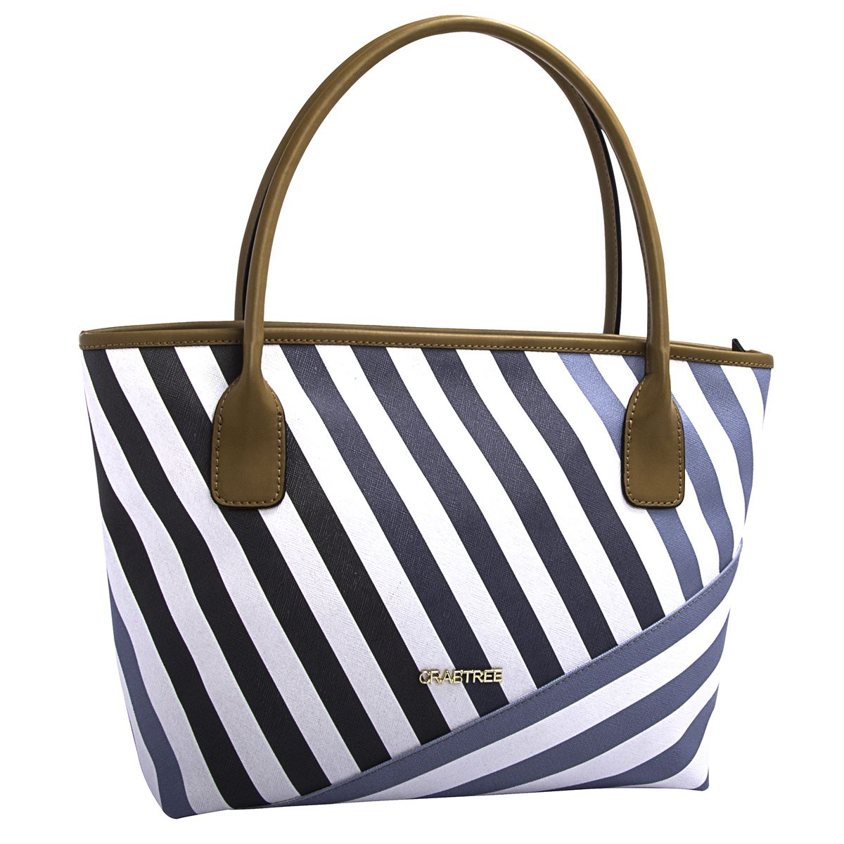 Bolso Sintetico S3 898-Azul/Tabaco