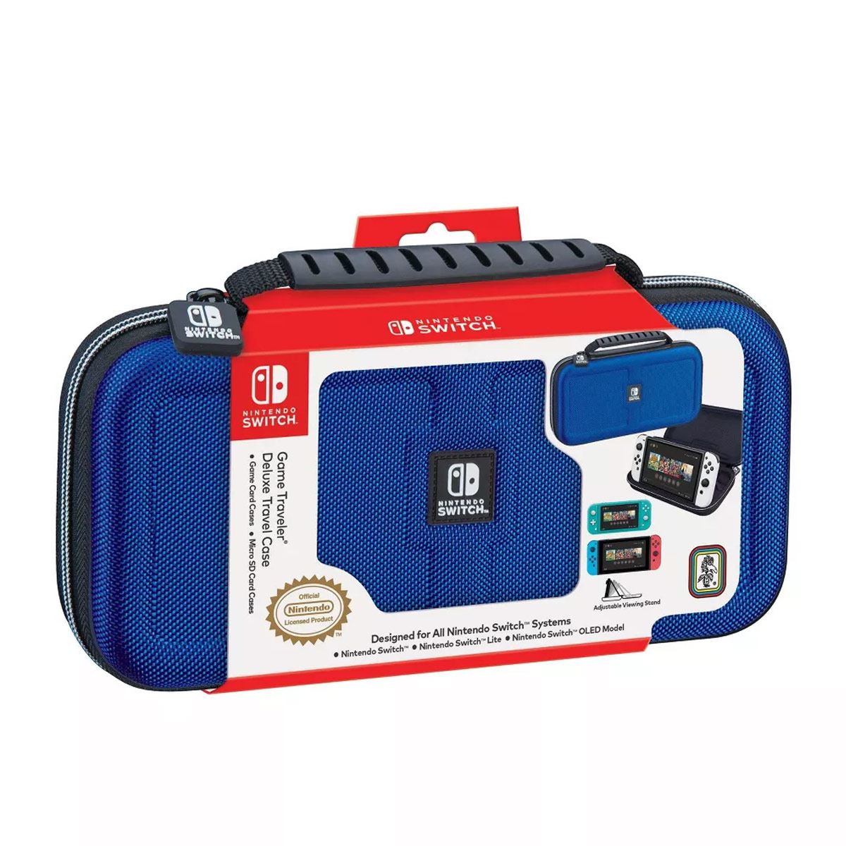 Estuche para Nintendo Switch clásico azul new