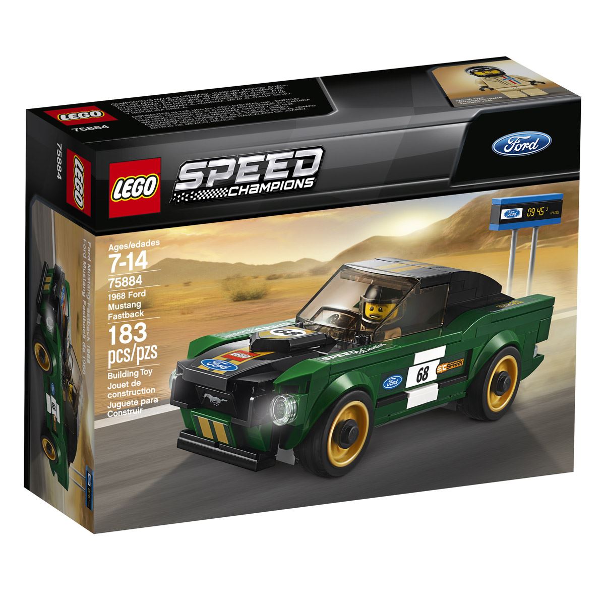 Speed Champions 1968 Ford Mustang Fastback