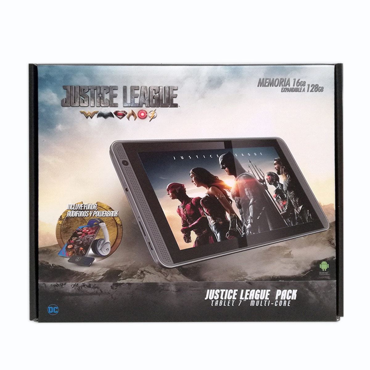 Paquete Tablet DC Comics Justice League Kit 7