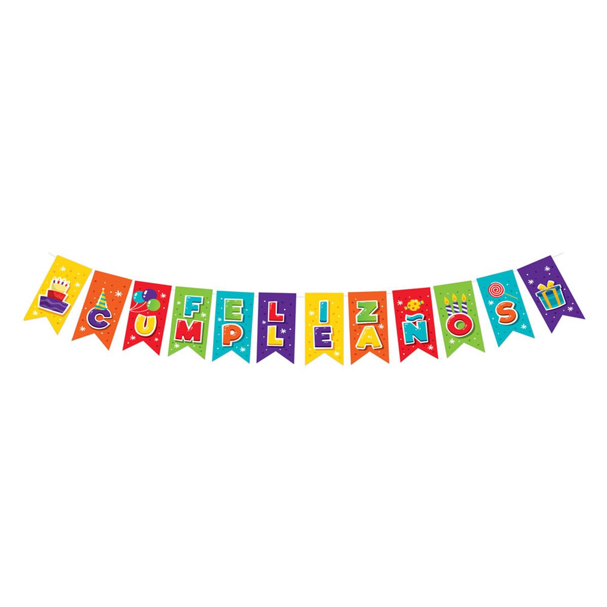 Letrero banderín fiesteros