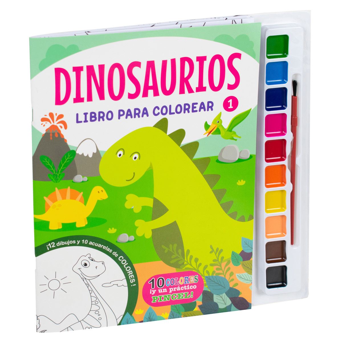 Libro Para Colorear Dinosaurios 1