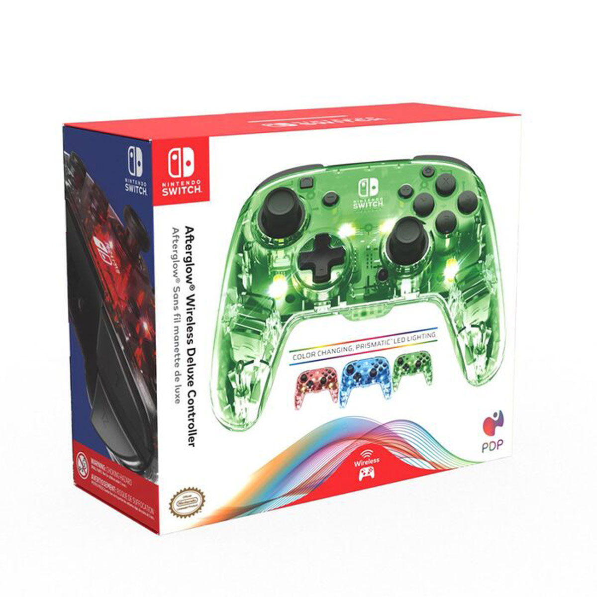 Control PDP Afterglow deluxe inalámbrico para Nintendo Switch