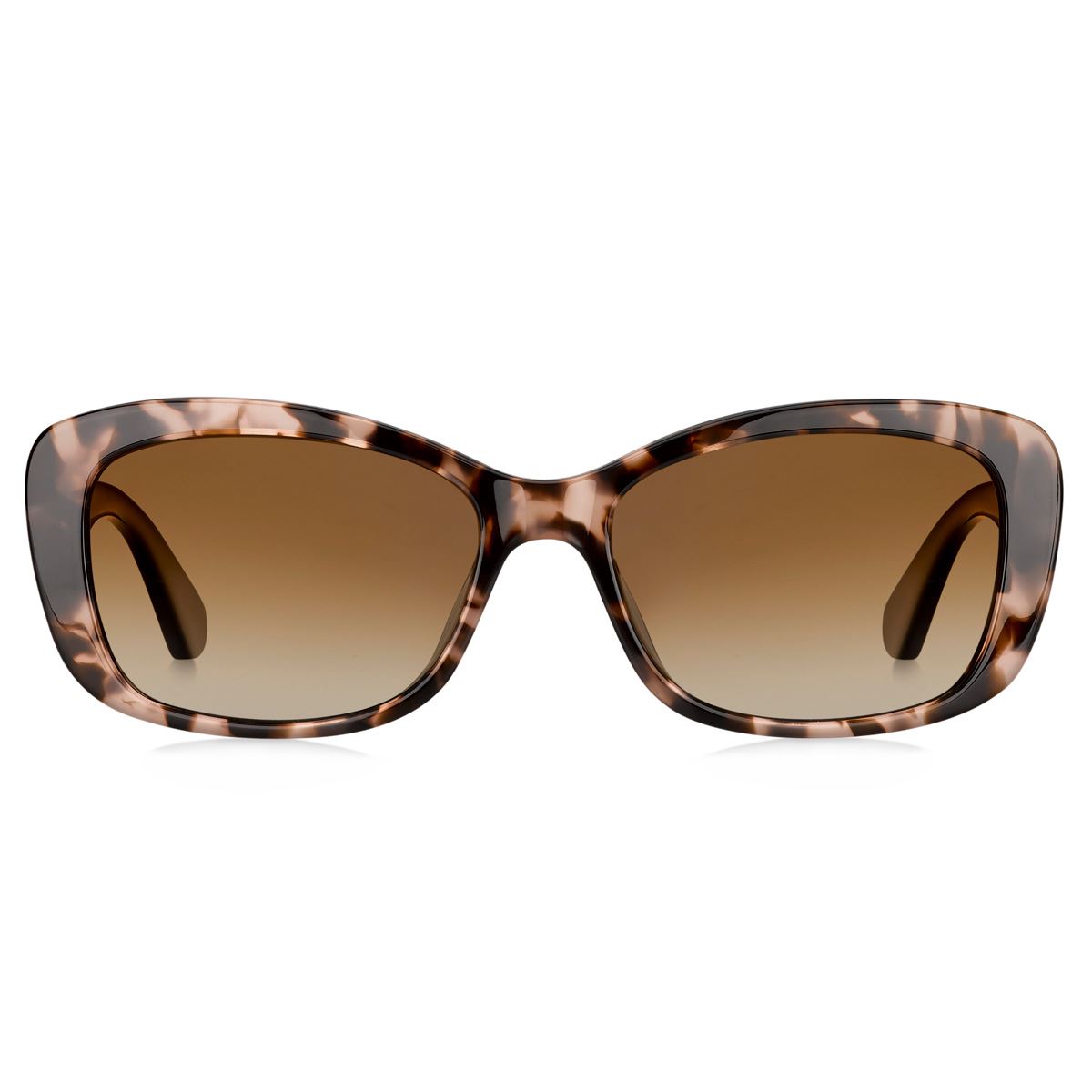 Lente solar Kate Spade Claretta/p/s HT8 rosa rectangular
