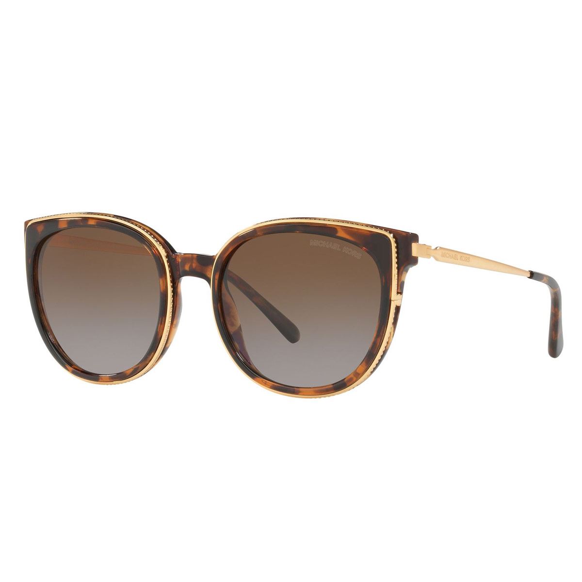 Michael Kors Bal Harbour polarizado café, armazón habana