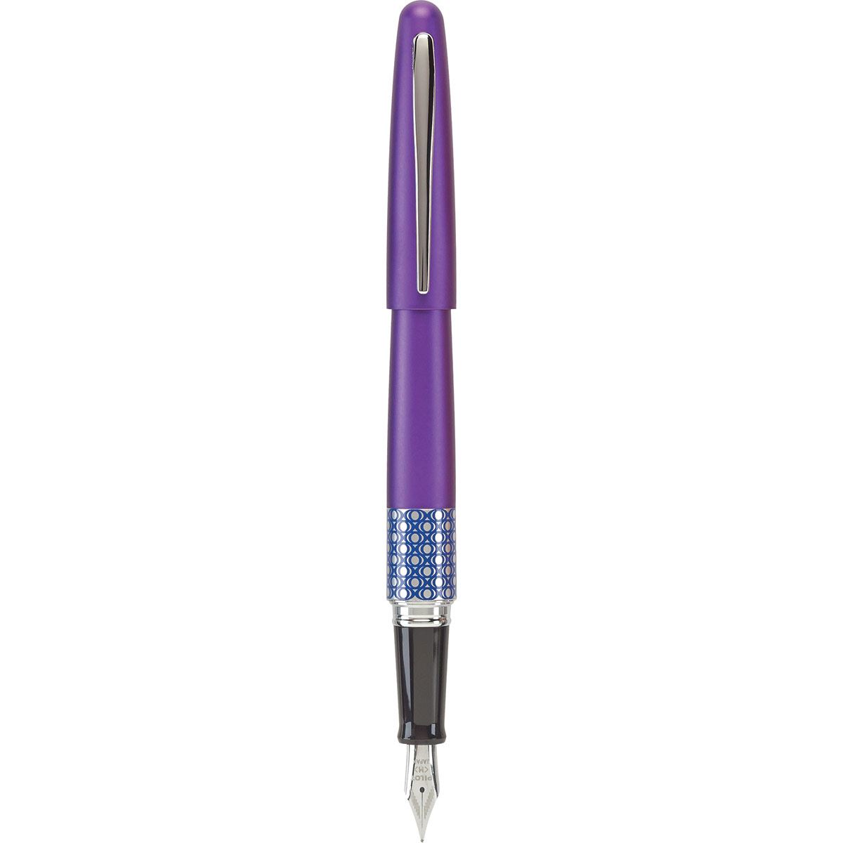 Pluma fuente morado eclipse punto mediano