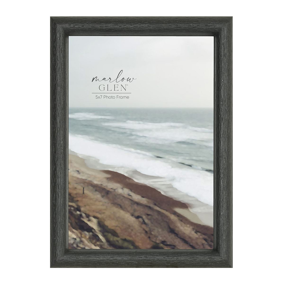 Portarretrato Marlow Glen 5x7 color Negro Bullnose