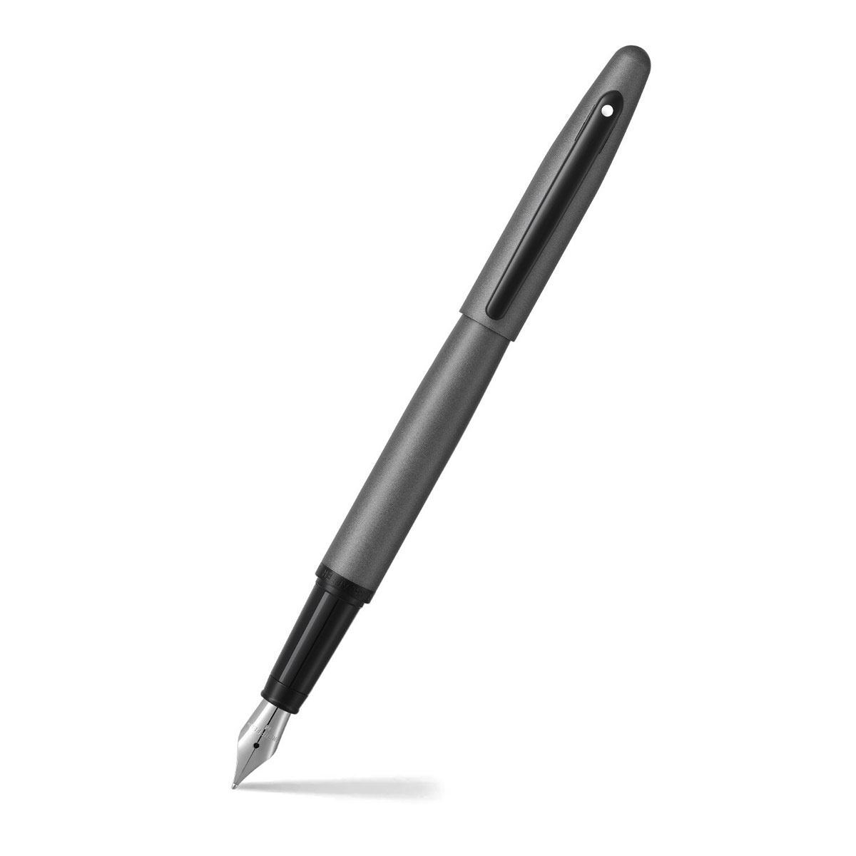 Pluma fuente vfm gris mate bt punto mediano Sheaffer