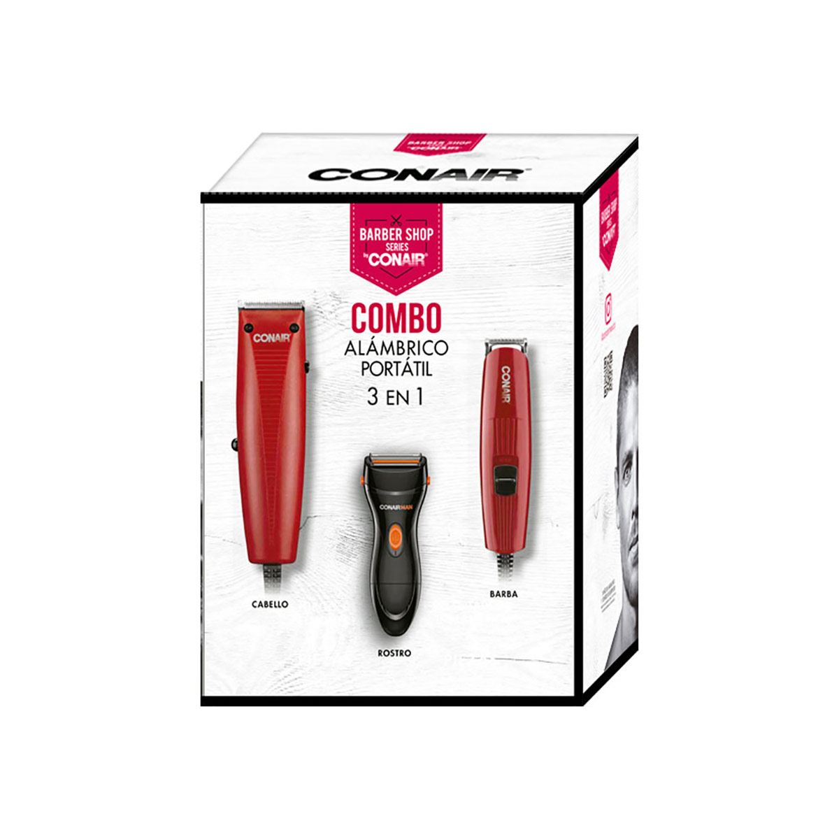 Combo Portatil Cabello, Barba Y Bigote CONAIR