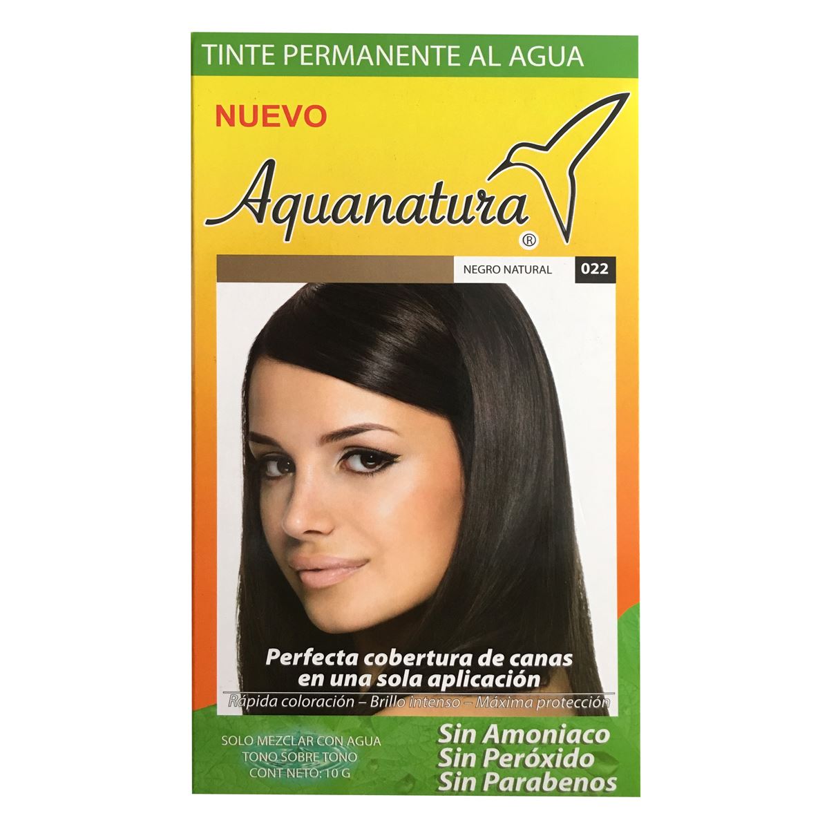 Tinte Permanente Al Agua Aquanatura Negro Natural