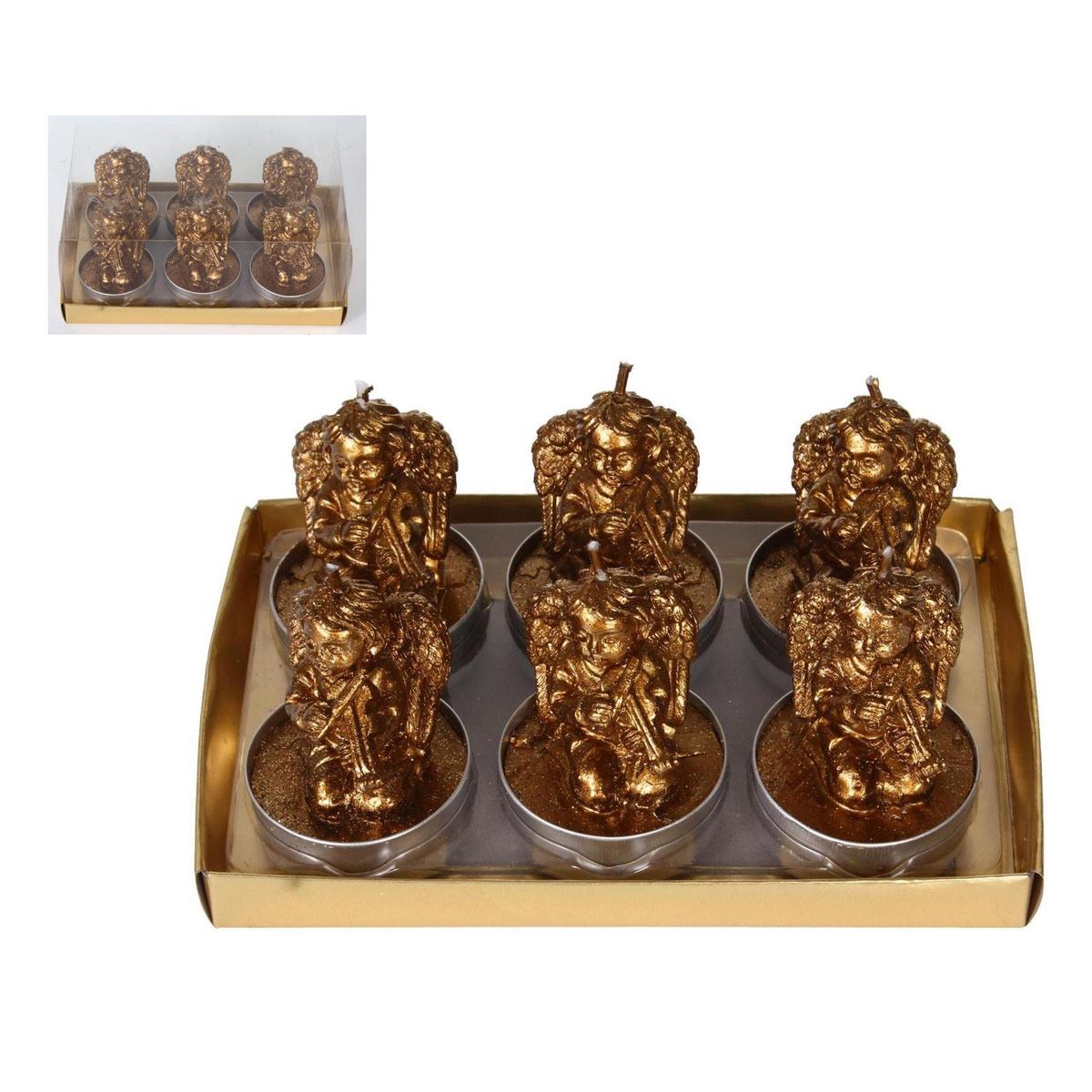 Juego velas con ángel modelo 200-6400154