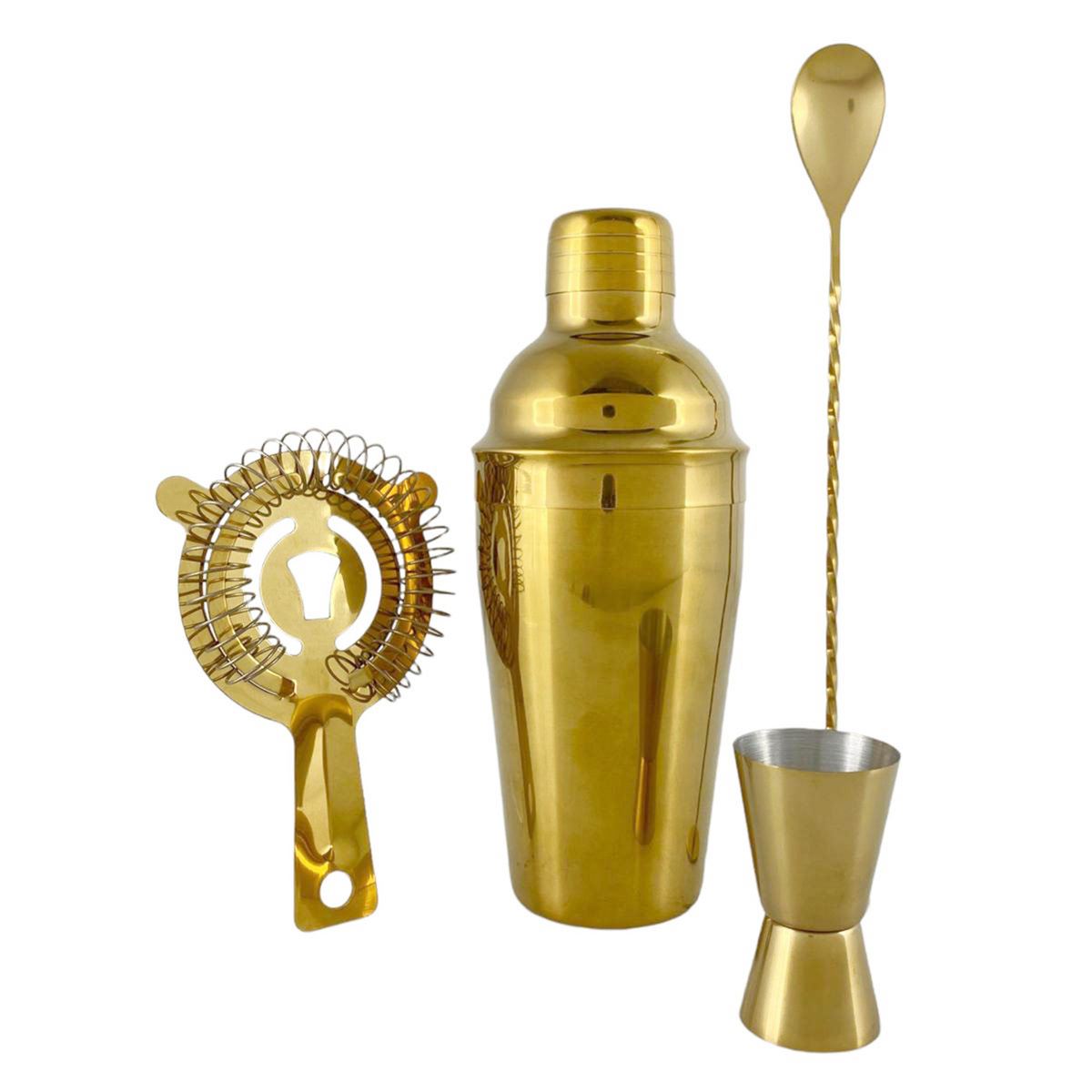 Set Bar Dorado Con 4 Acc 41967