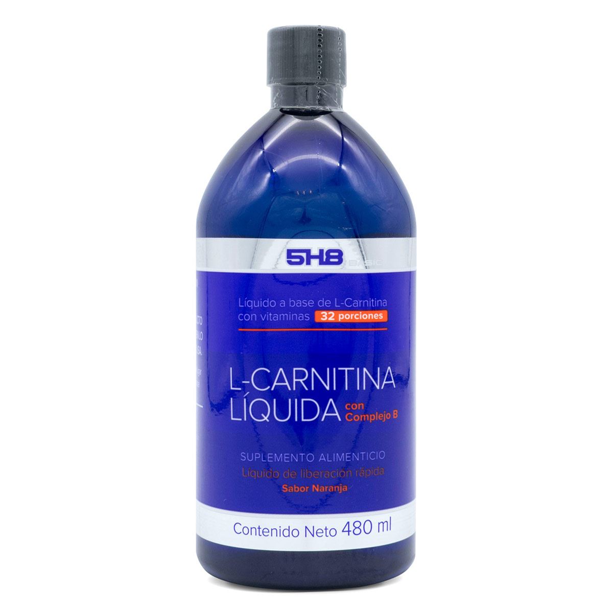 L-carnitina liquida con complejo b 480 ml
