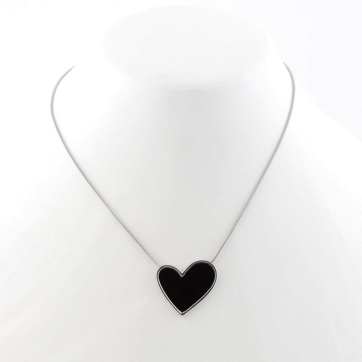 Collar Cadena Forma de Cuerda con Dije de Corazón Lulu