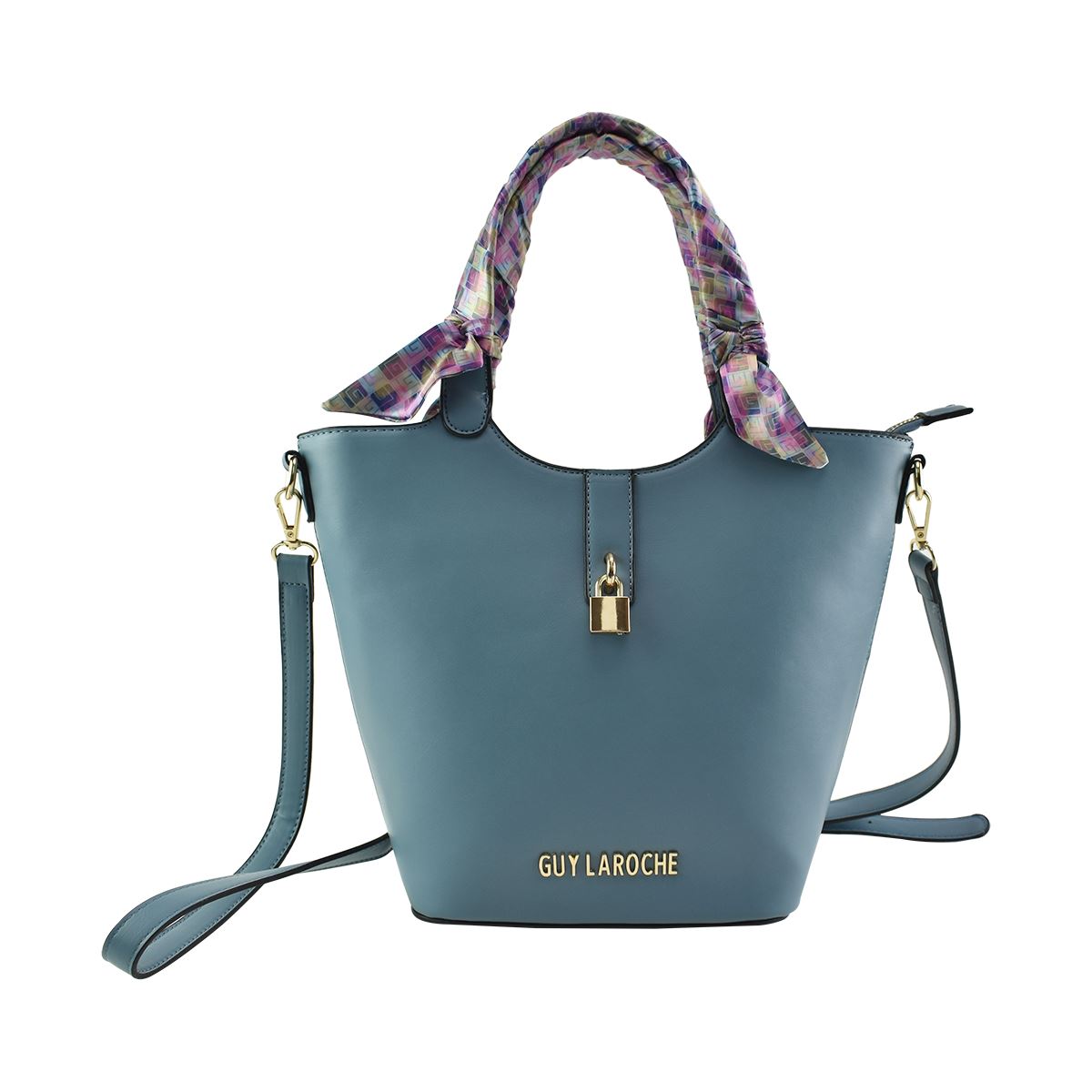 Bolso Satchel Guy Laroche Azul para Mujer