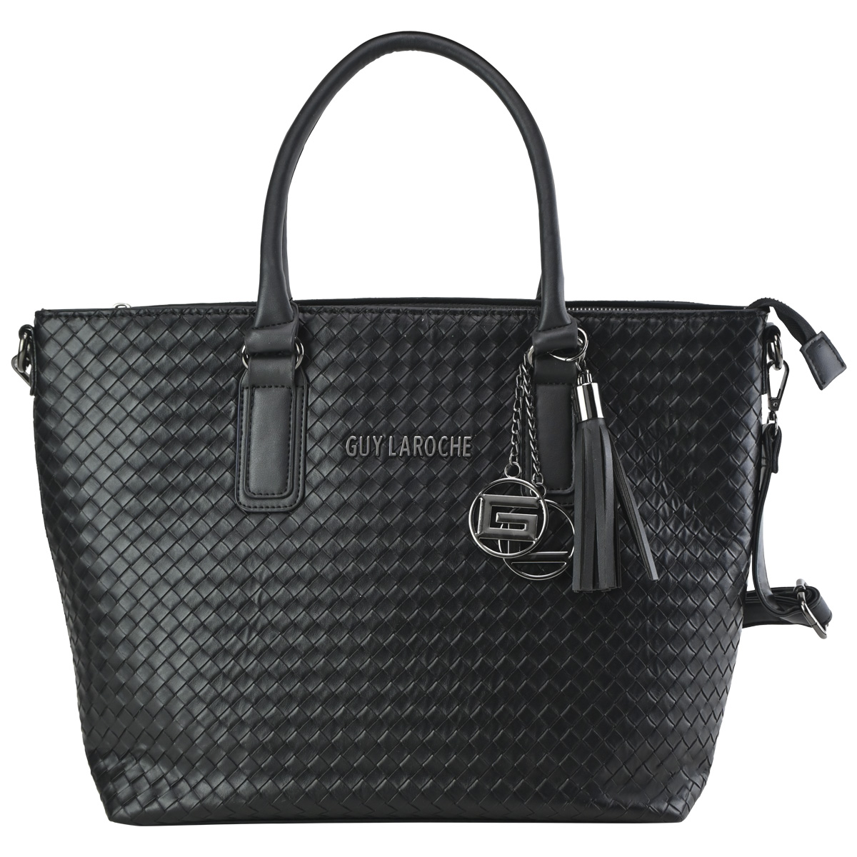 Bolso Satchel Guy Laroche Negro para Mujer