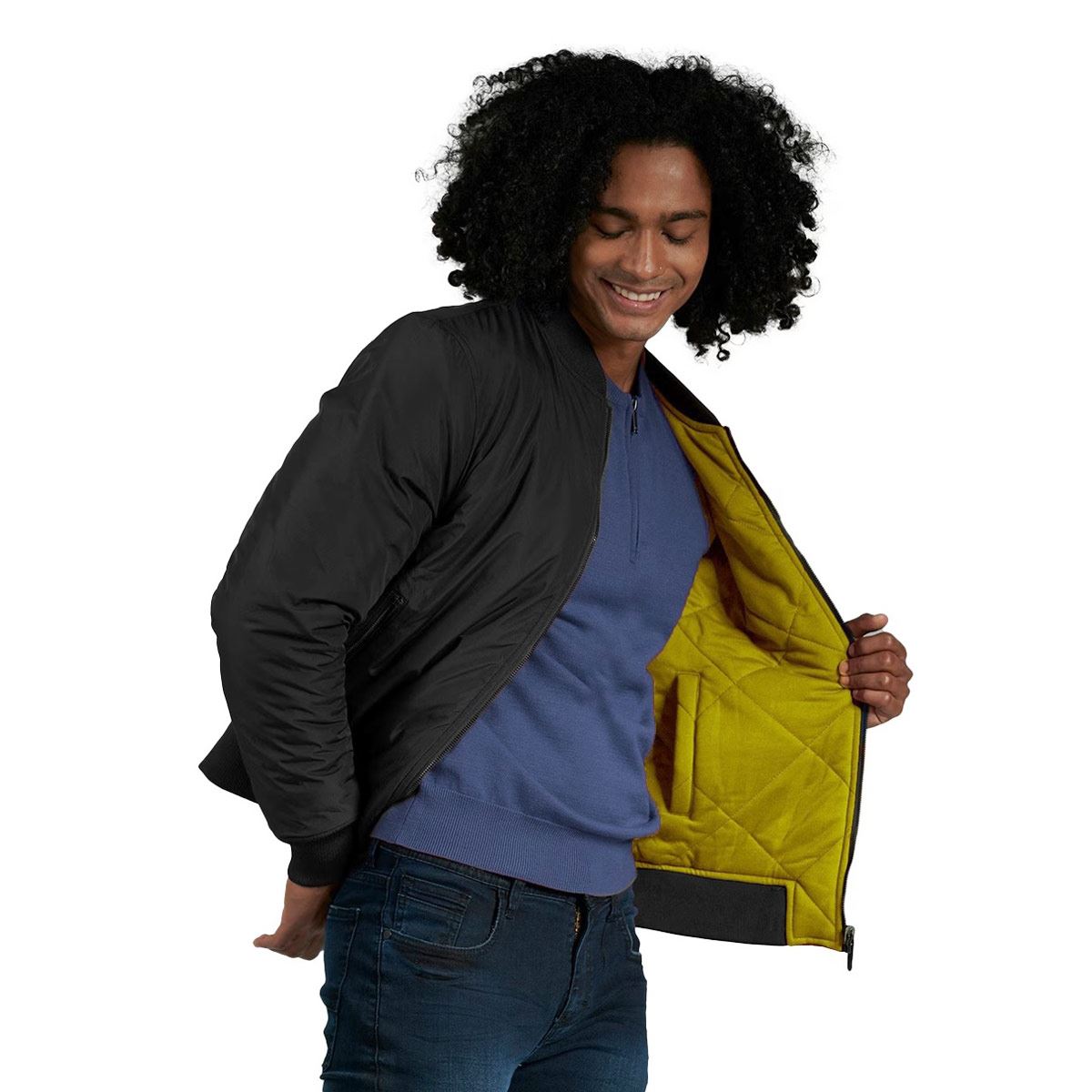 Chamarra Generra negro para hombre EG