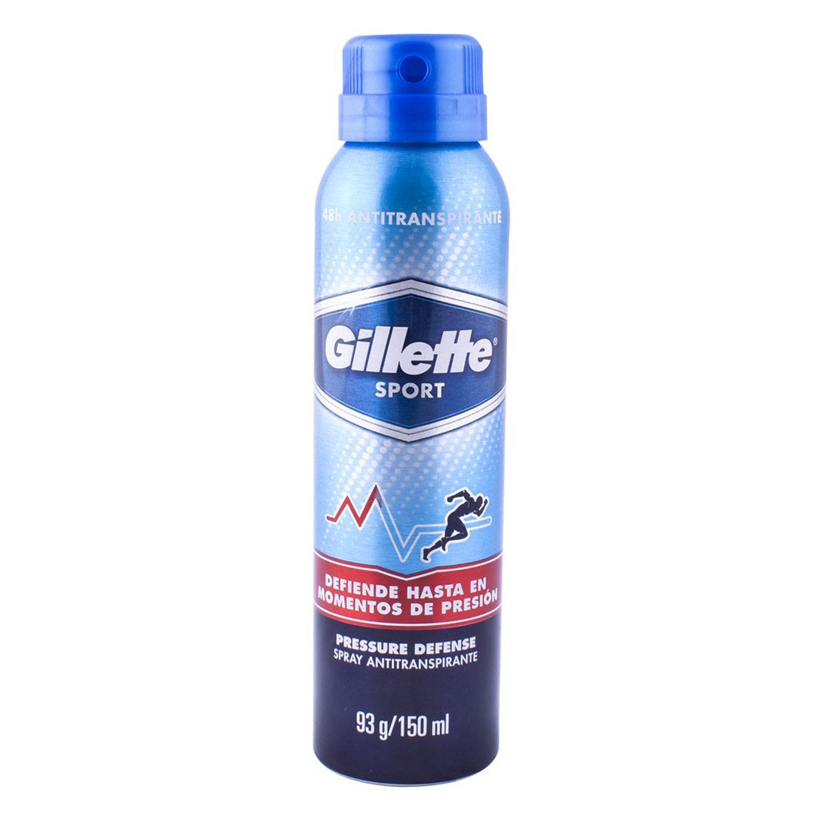 Antitranspirante Gillette Sport en Spray 93 Gr.
