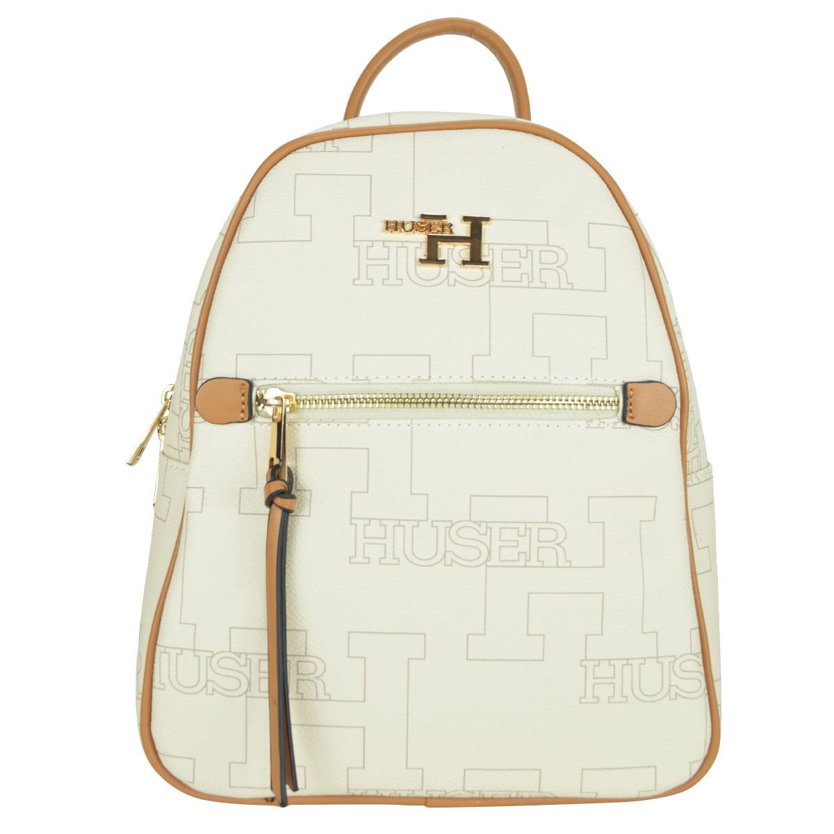 Bolsa backpack HUSER sintético pb0080bk221 blanco