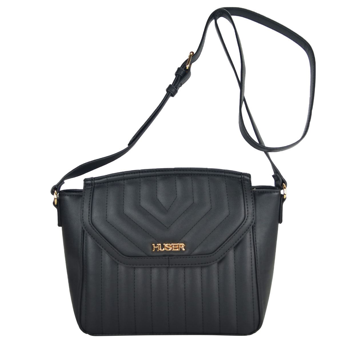 Bolsa Huser Crossbody negro modelo lt326