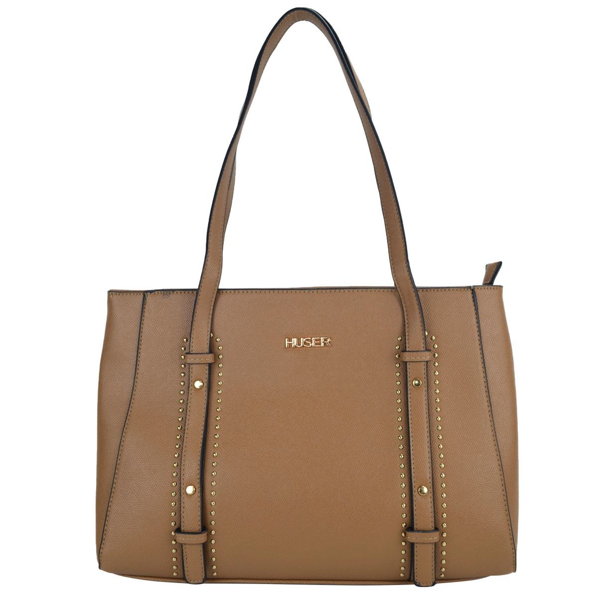Bolsa Huser Tote café modelo lt328