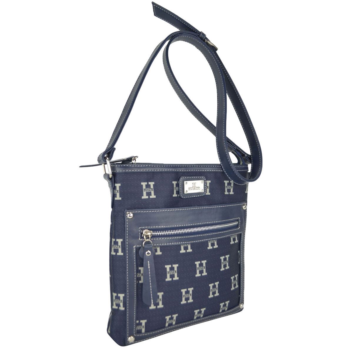 Bolsa Huser Monograma Mensajero AZUL Mod. M1B720AZ