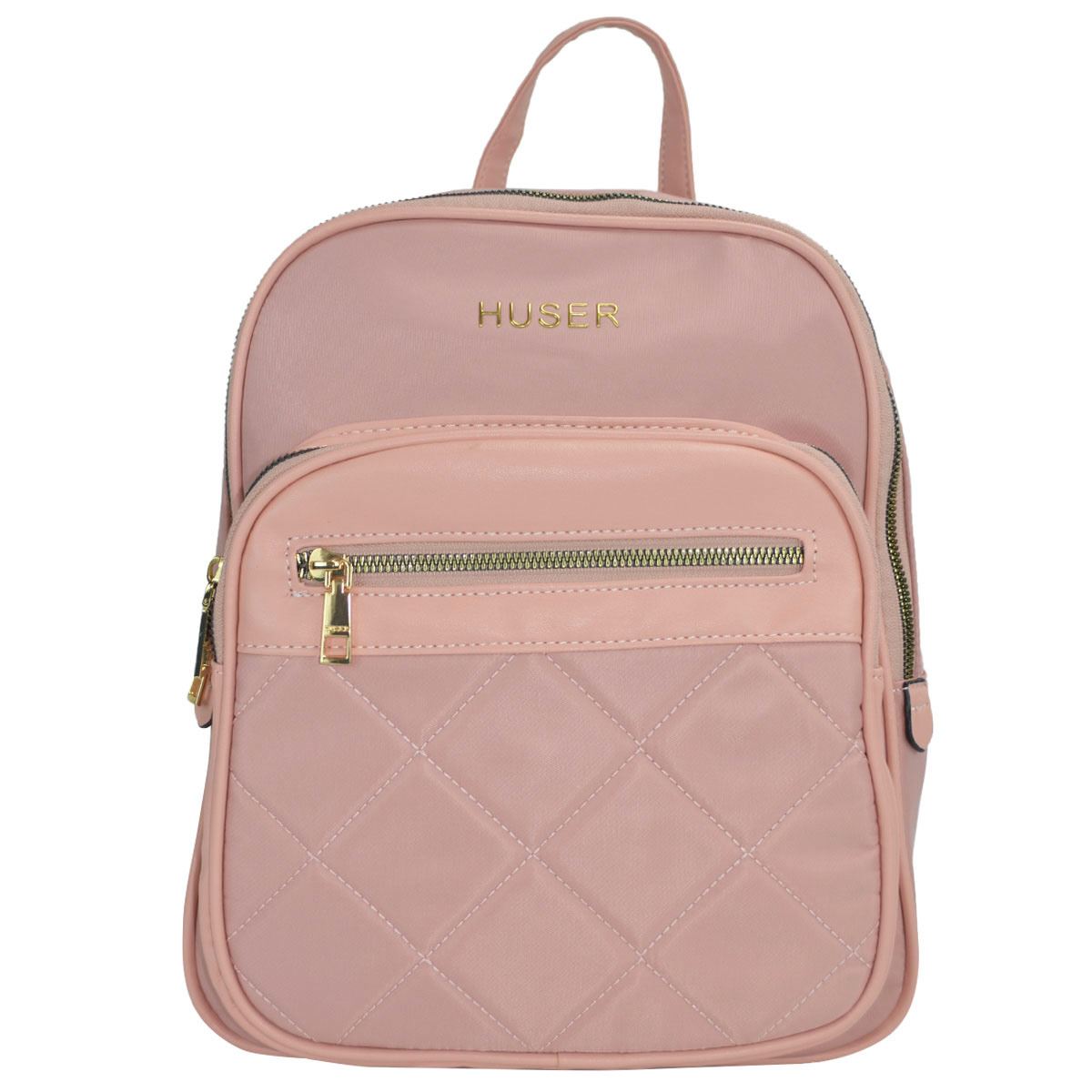 Bolsa Huser back Pack color rosa para Mujer