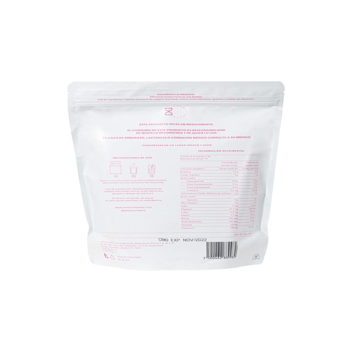 Sesen Pink Colágeno Hidrolizado 500g