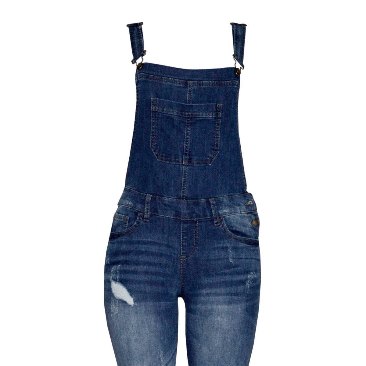 Overol de mezclilla Philosophy Jr talla grande color azul medio modelo ...