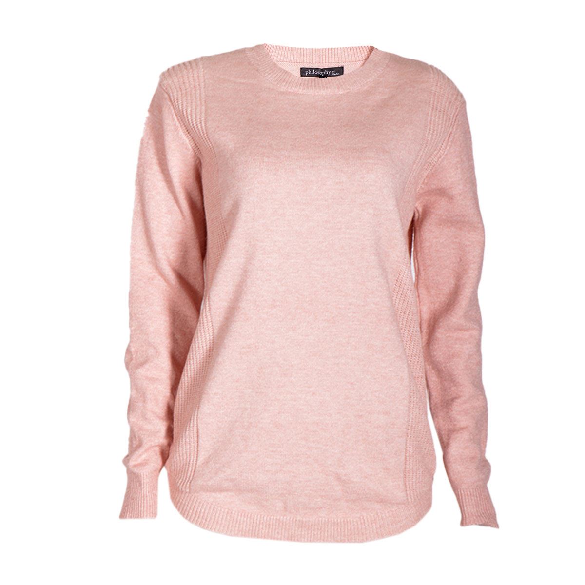 Suéter liso Philosophy talla mediana grande color rosa modelo BS4041JS