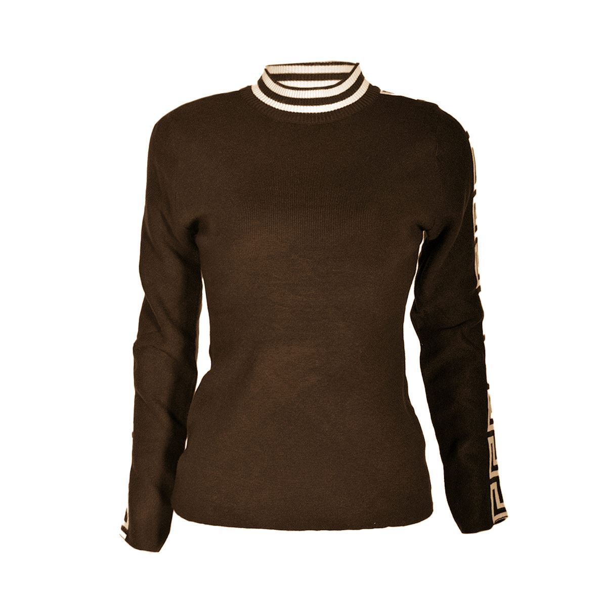 Suéter cuello alto Philosophy Jr talla mediana color cafe medio modelo ...