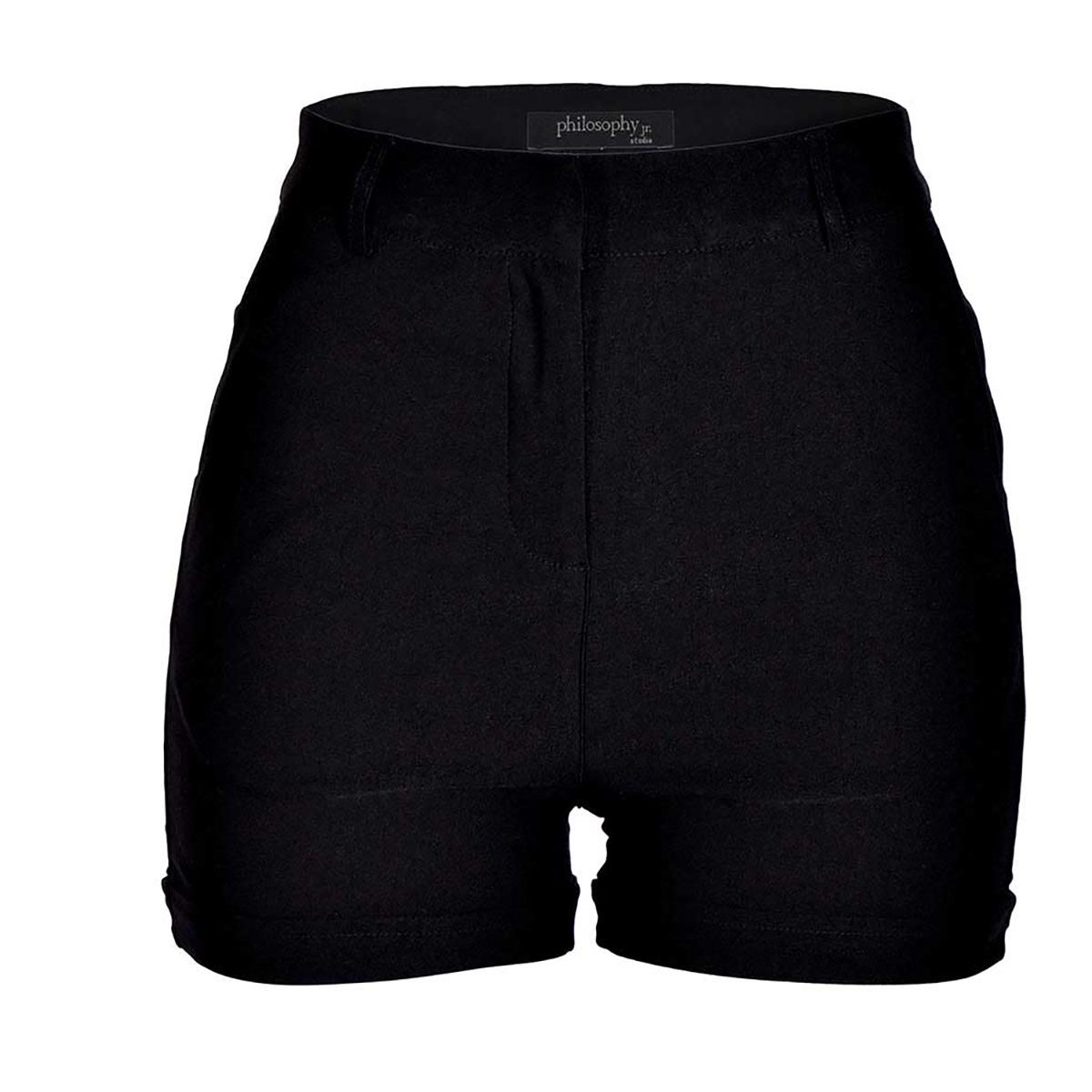 Short liso talla chica color negro modelo HSP6582N