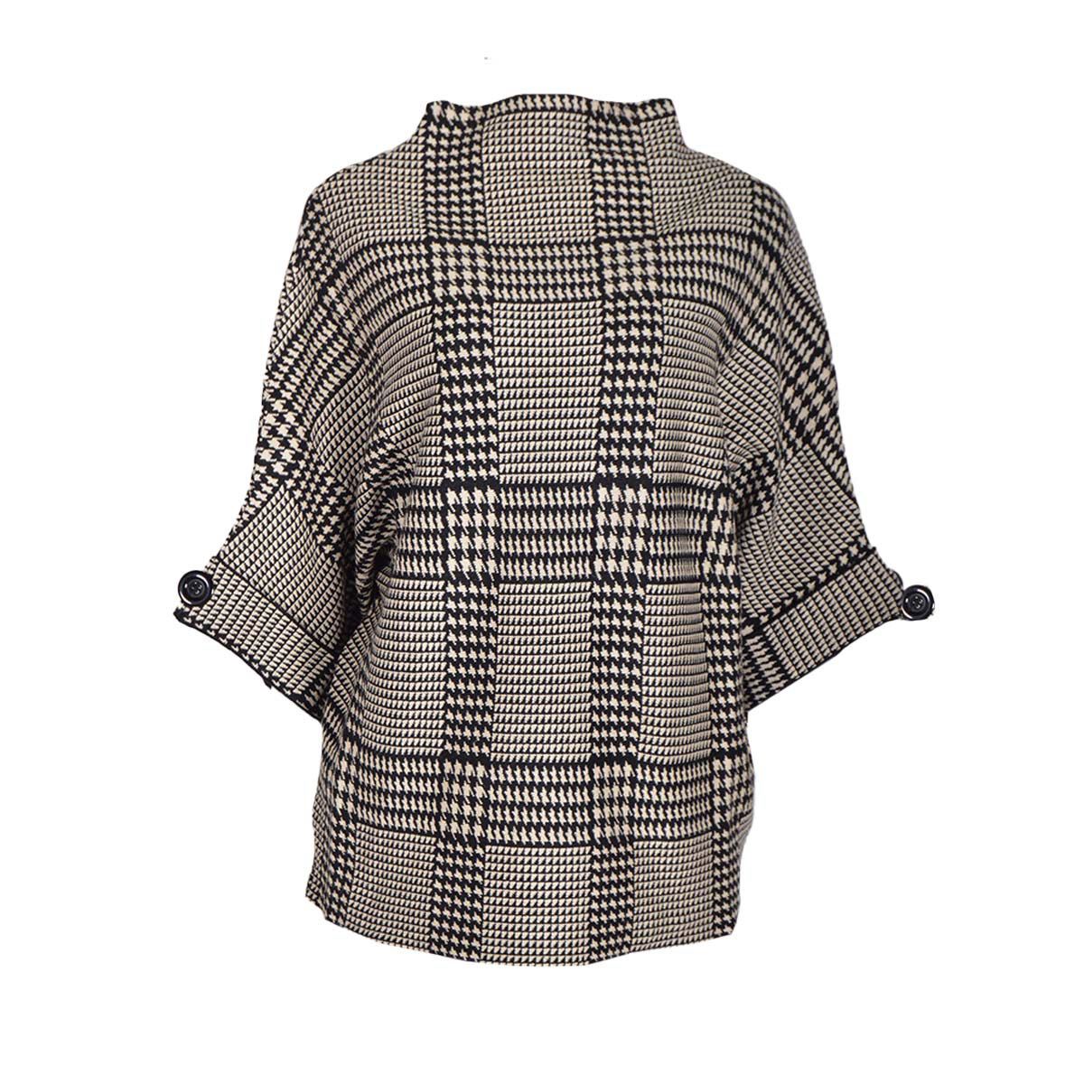 Suéter estampado Philosophy Jr talla unitalla color negro modelo HH220