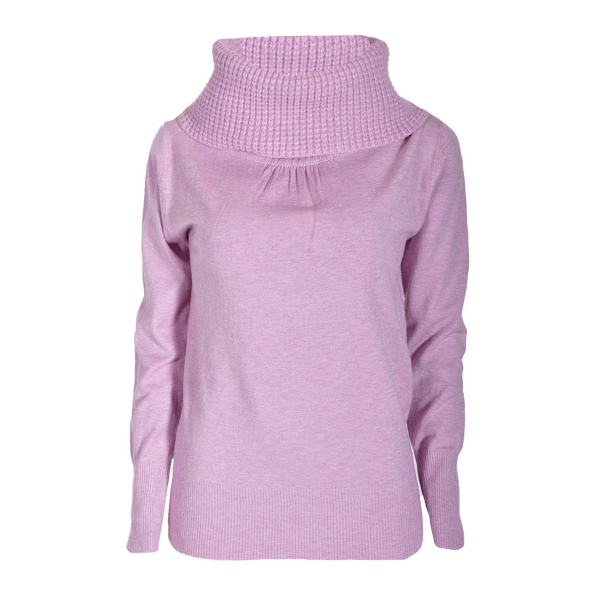 Suéter cuello tortuga Philosophy talla grande color morado claro modelo ...