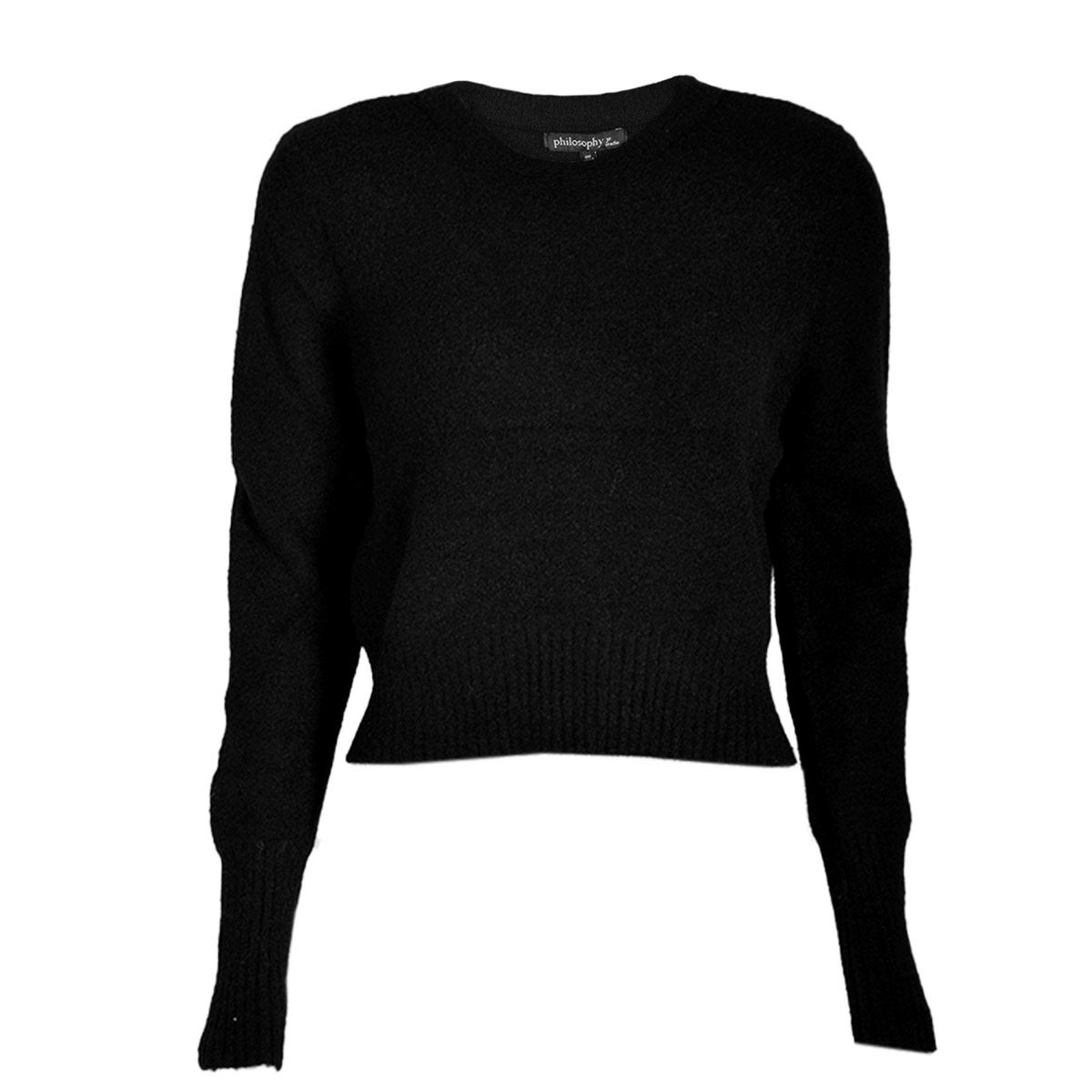 Suéter liso Philosophy Jr talla unitalla color negro modelo XND2204