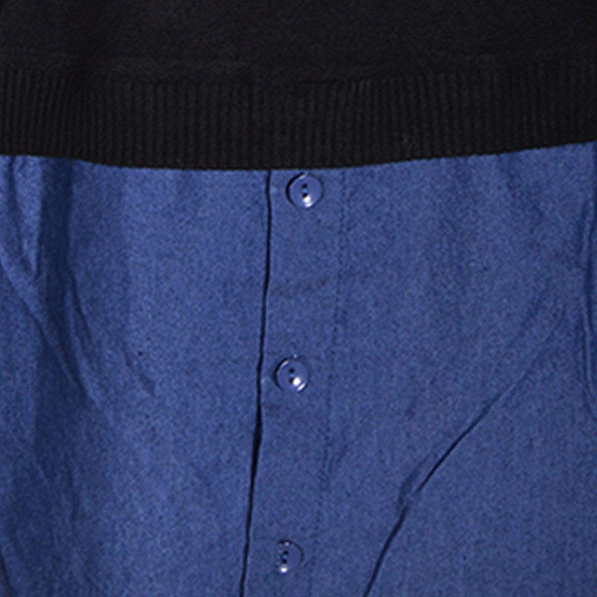 Suéter bicolor Philosophy talla unitalla color negro modelo HC2907