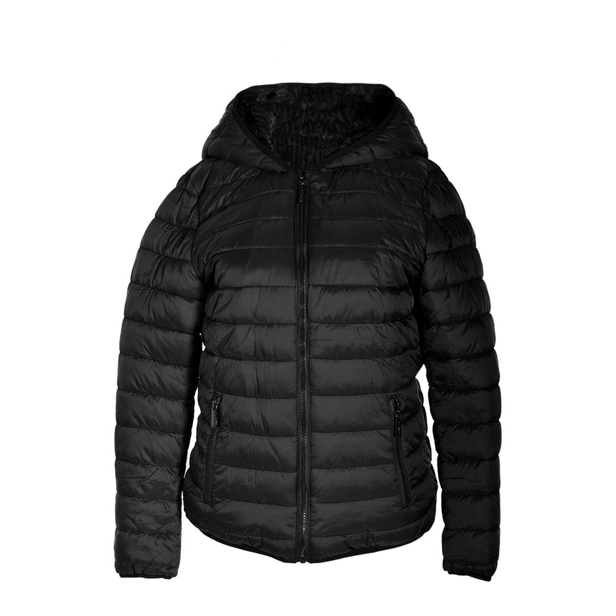 Chamarra con capucha Philosophy Jr talla grande color negro modelo SFR3611