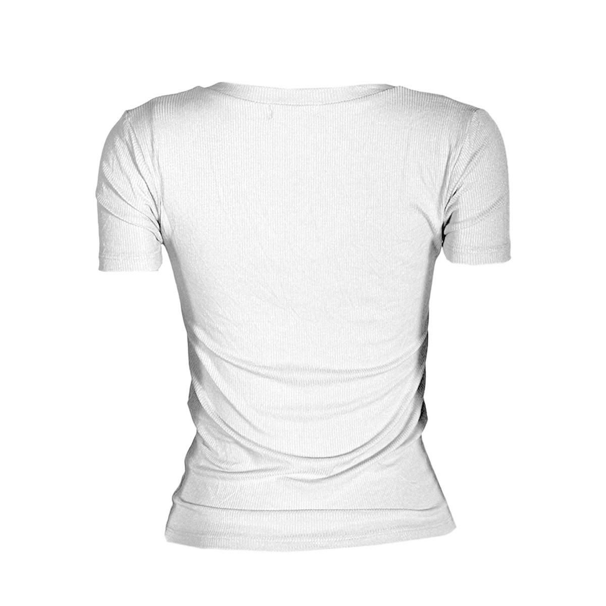 Playera lisa con bolsillo superior Philosophy talla chica color blanco ...
