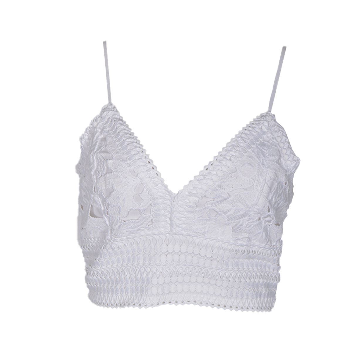 Top para mujer, con encaje Philosophy Jr talla grande, color blanco ...