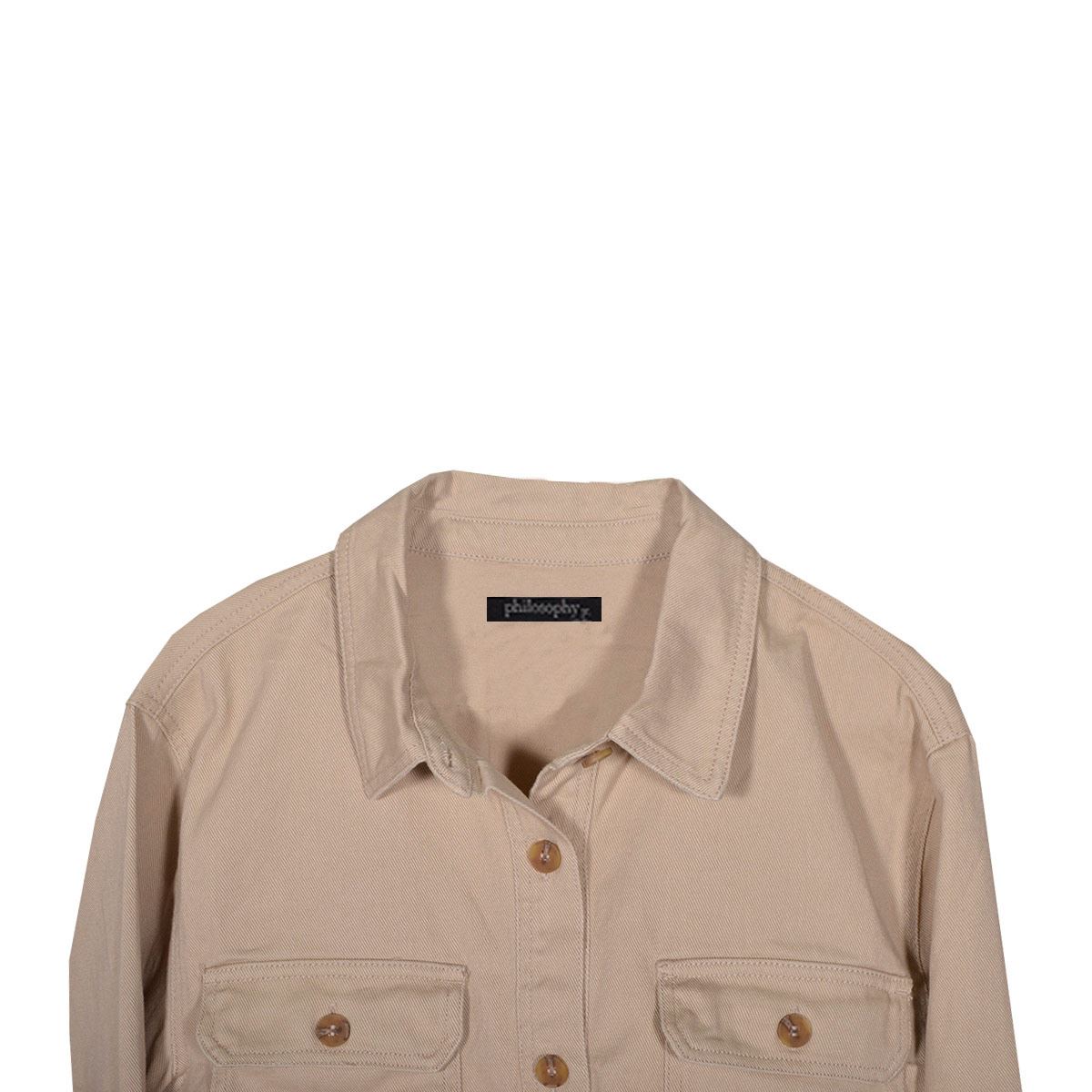 Chamarra para mujer, corta con botones y bolsillos Philosophy talla ...