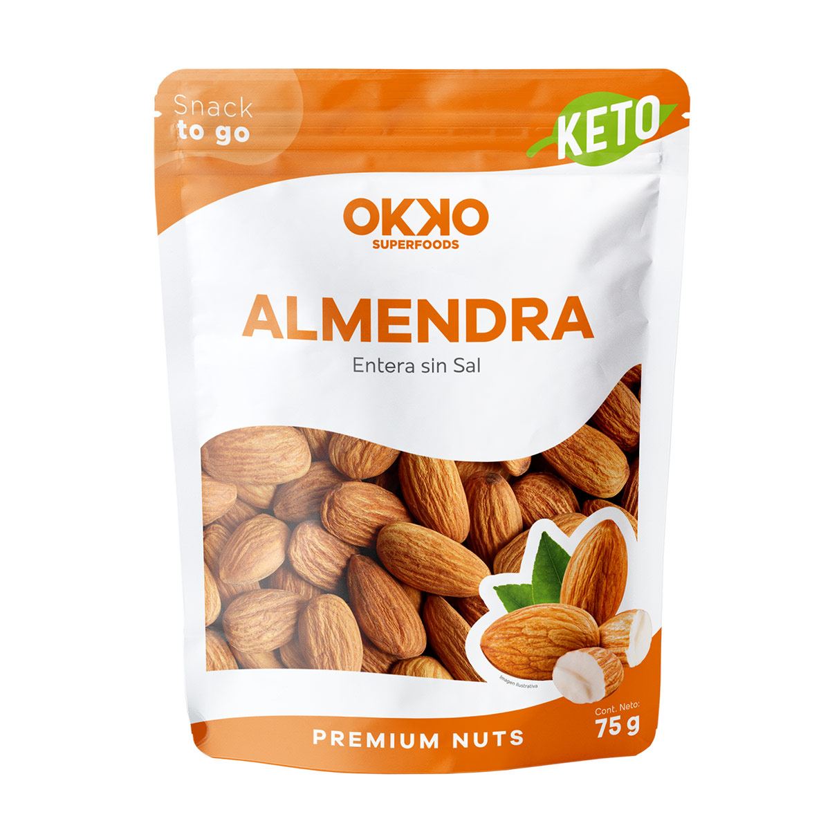 Almendra Entera Okko 75g