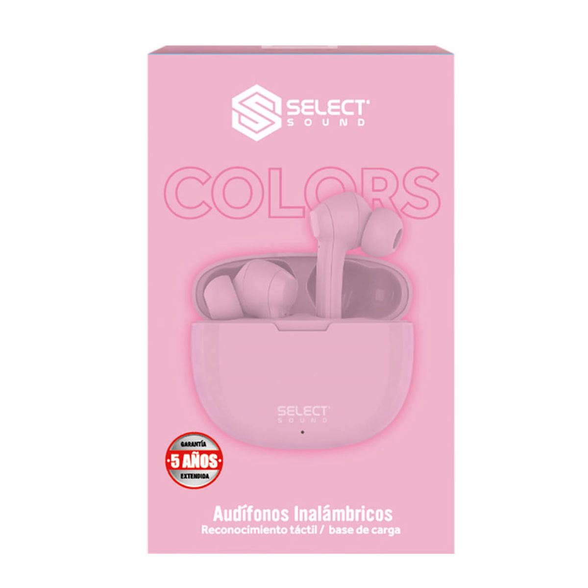Audífonos Select Sound Colors BT31C TWS Rosa